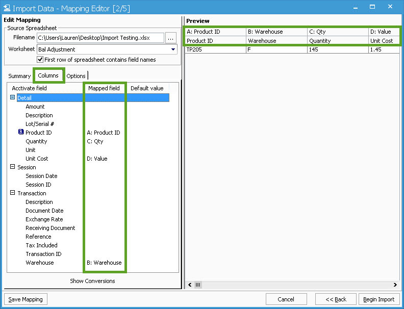 How do I Import Balance Adjustments?