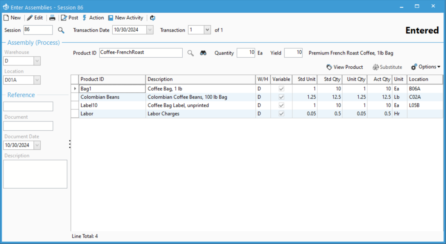 Organized Transaction Entry - QuickBooks Inventory Management Software | Acctivate