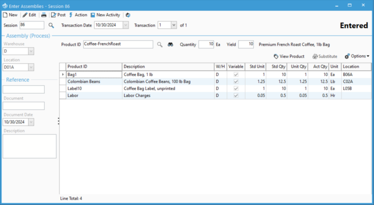 Organized Transaction Entry - QuickBooks Inventory Management Software | Acctivate